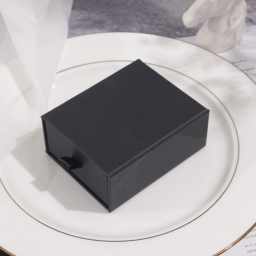 Jewelry Slide Drawer Box Matte Black - Zakka Canada