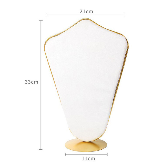 Vintage Inspired Reversible Gold Trim Padded Velvet Neck Bust Stand ...