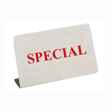 Metal Showcase Sign "Special" - Zakka Canada