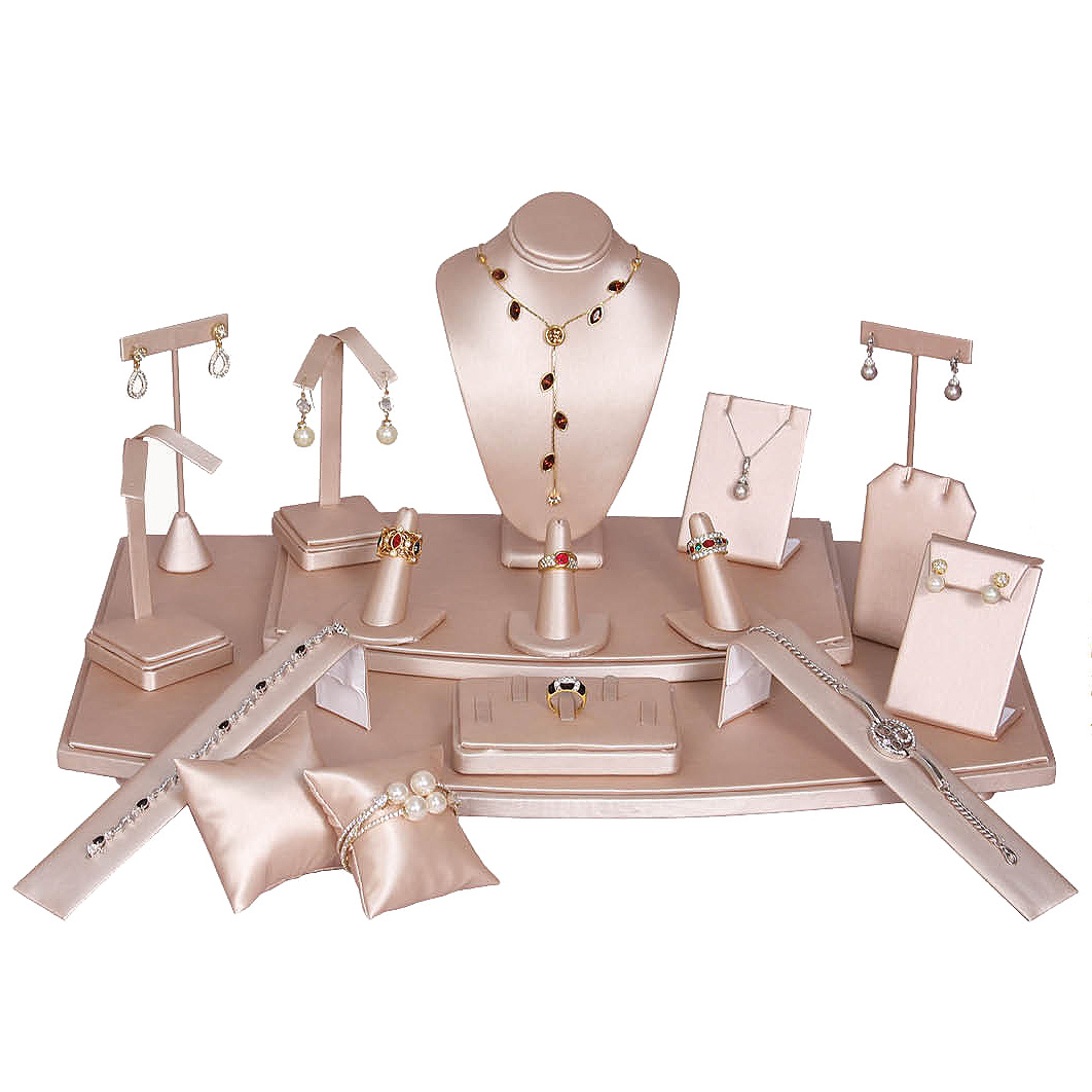 Jewelry Showcase 18-Piece Set Steel Pink - Zakka Canada
