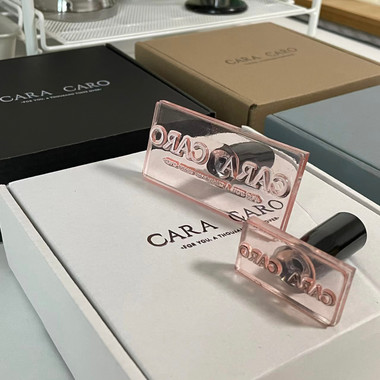 Your Business Logo Custom Acrylic Stamp: Make Your Mark with Every ...