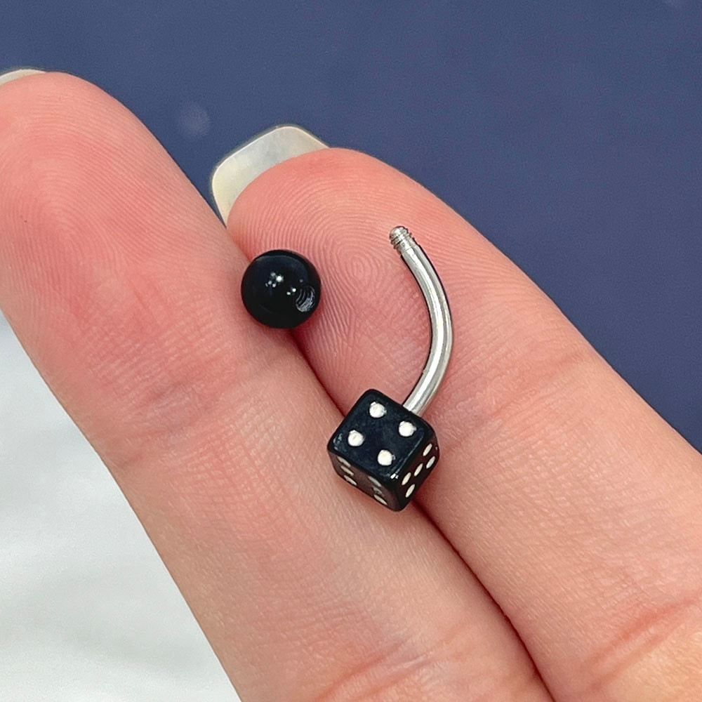 UV Acrylic Neon Belly Button Rings