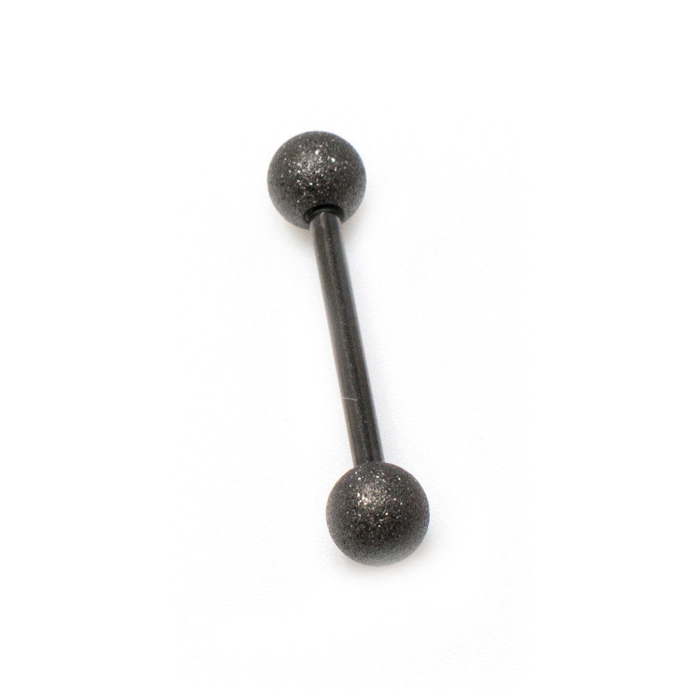 Sand Finish Barbells with Ball Ends 14G- multiple colors available
