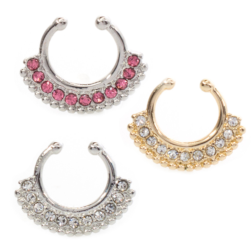 Casted Yellow Brass Septum Jewelry