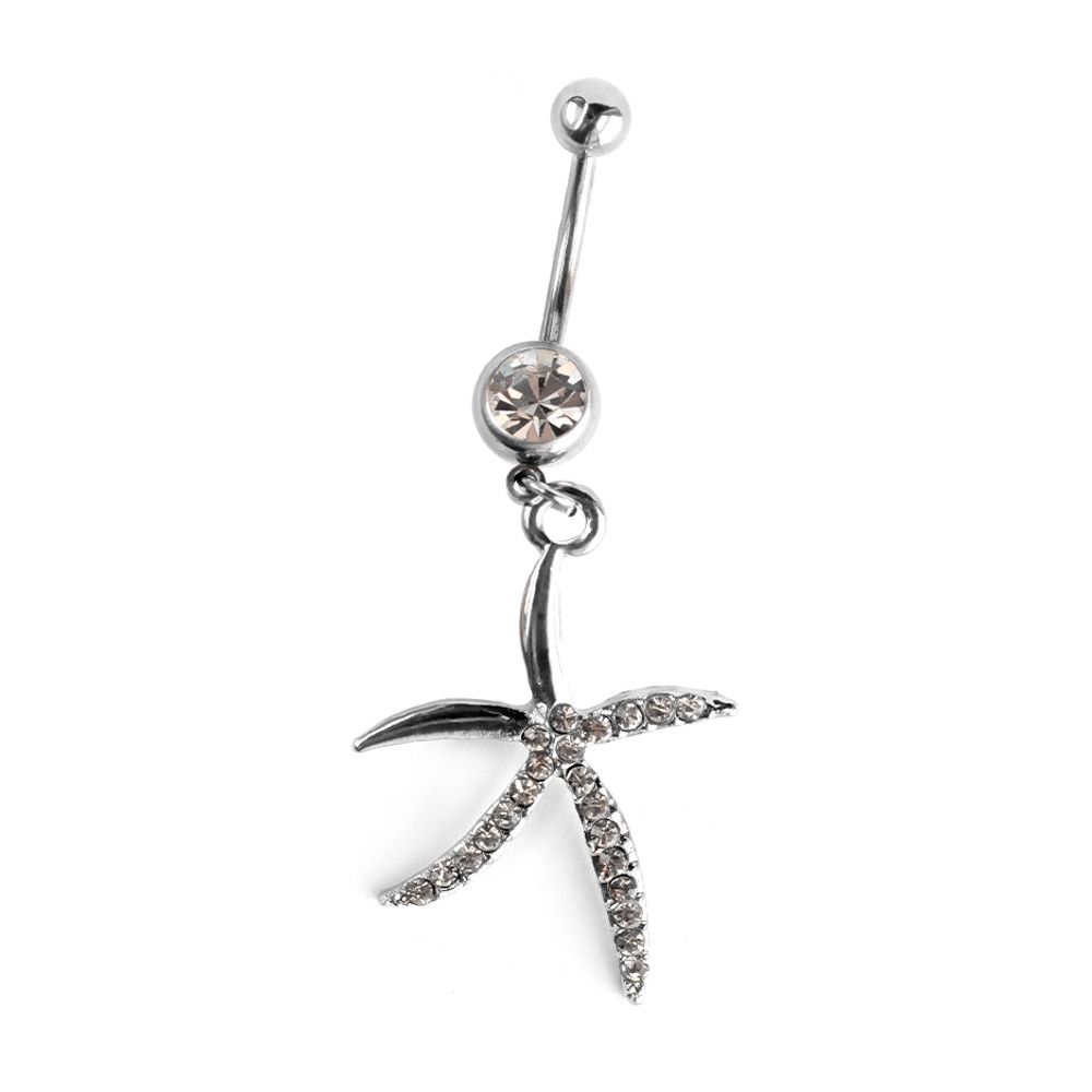 Dangle DC Comics Batman Logo Belly Button Ring 14G 11mm