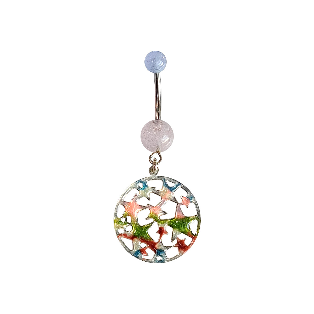 Solid Titanium Belly Button Ring 14ga - BodyJewelry.com