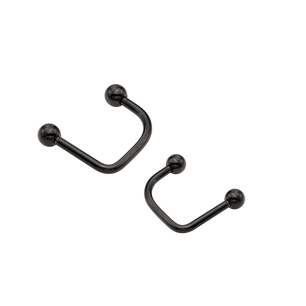 Lippy Loop Jeweled Labret Surgical Steel Body Jewelry