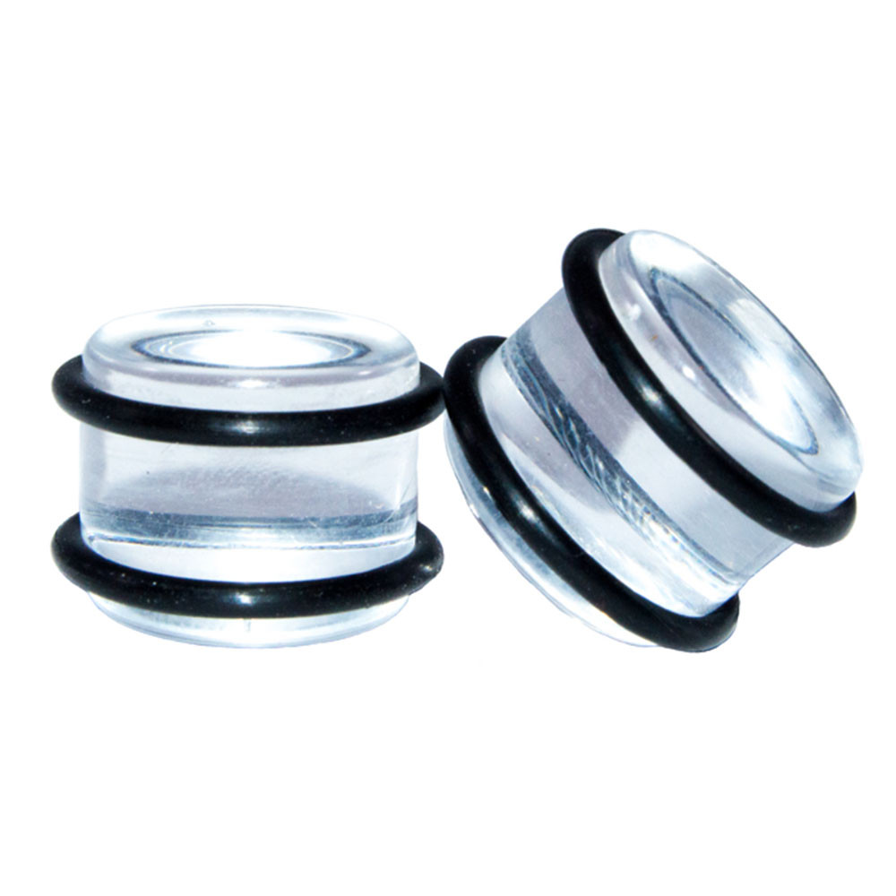 Glow In Dark Clear Acrylic Plugs