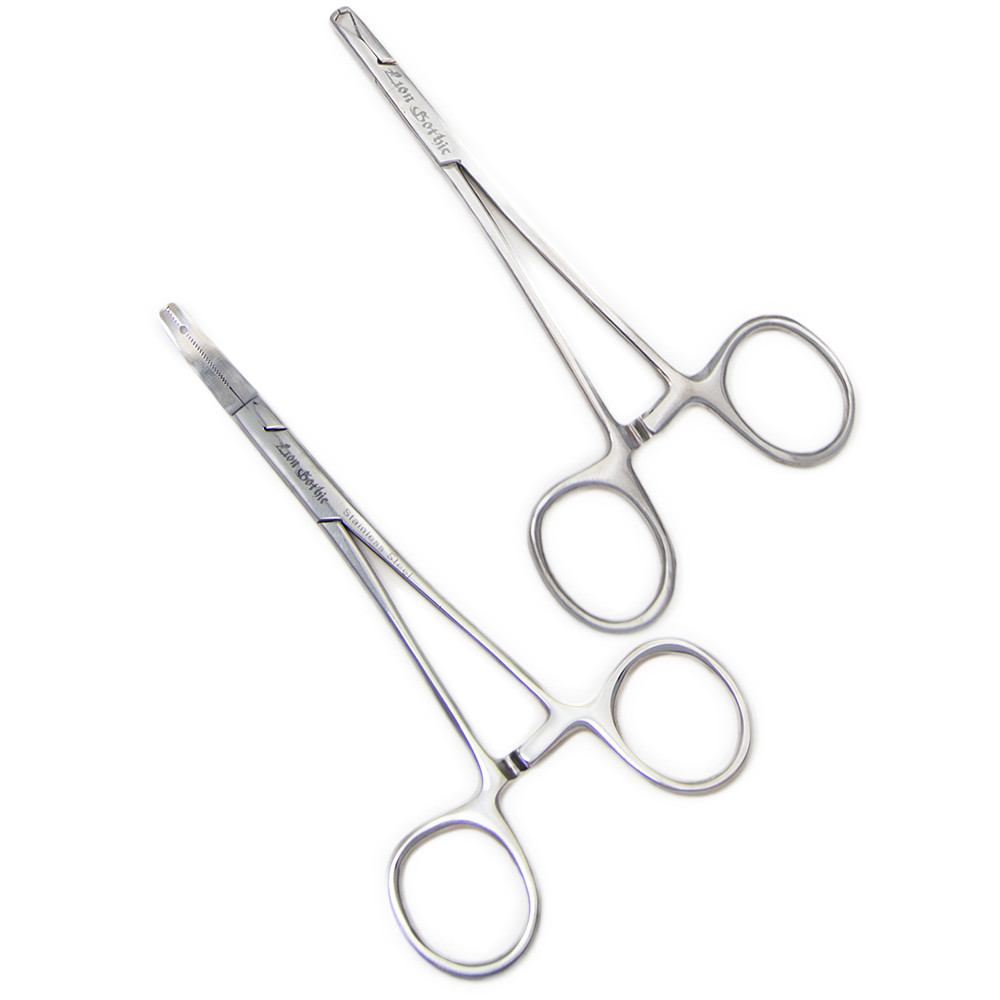 Dermal Piercing Tool Kit - 2 Dermal Forceps with a High-quality Pouch ...