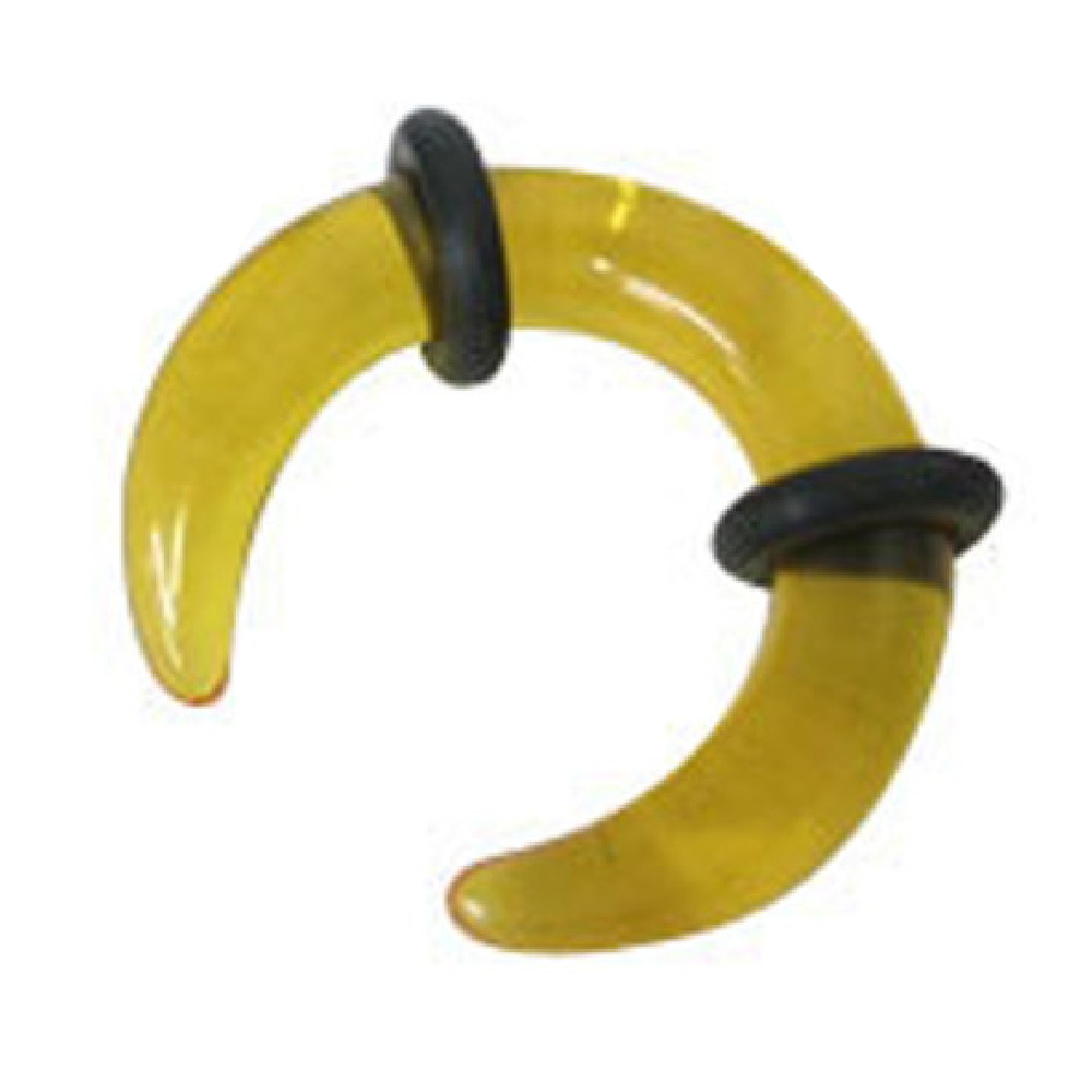 UV Glow Acrylic Septum Pincher Tapers Ear Gauges 2G