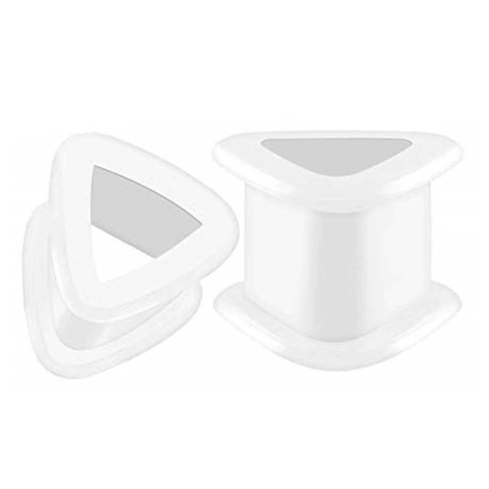 Silicone Triangle Tunnels | Triangle Ear Gauges