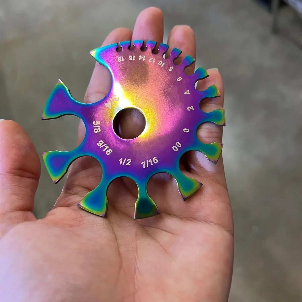 Body Jewelry Piercing Gauge Measurement wheel Tool