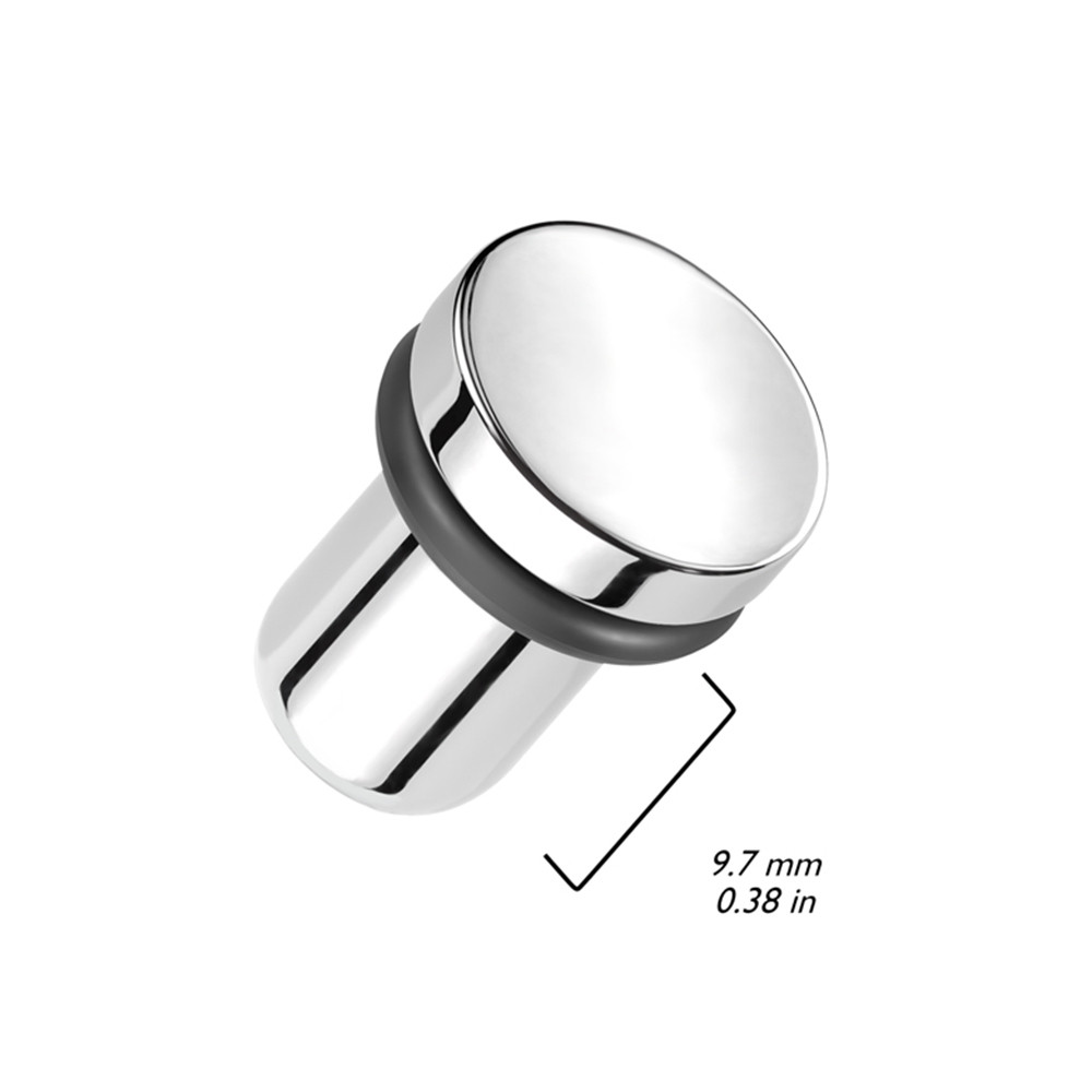 Titanium O Rings Single Flare Plugs Ear Gauges