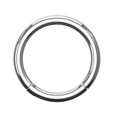 Titanium Front Facing Glow In The Dark Segment Ring