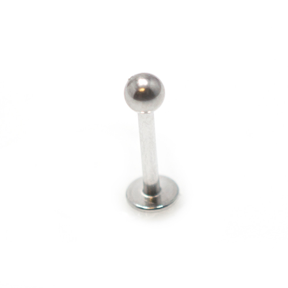 14 Gauge Surgical Steel 12mm Spike Bead Labret
