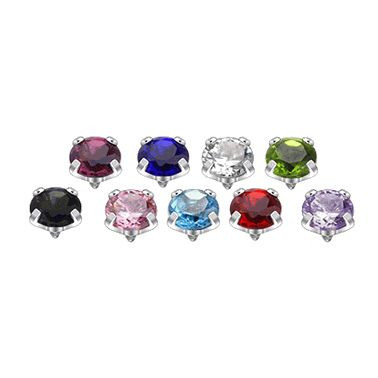 16 Gauge Spike Titanium for Internally Threaded Dermal Anchors Body Jewelry