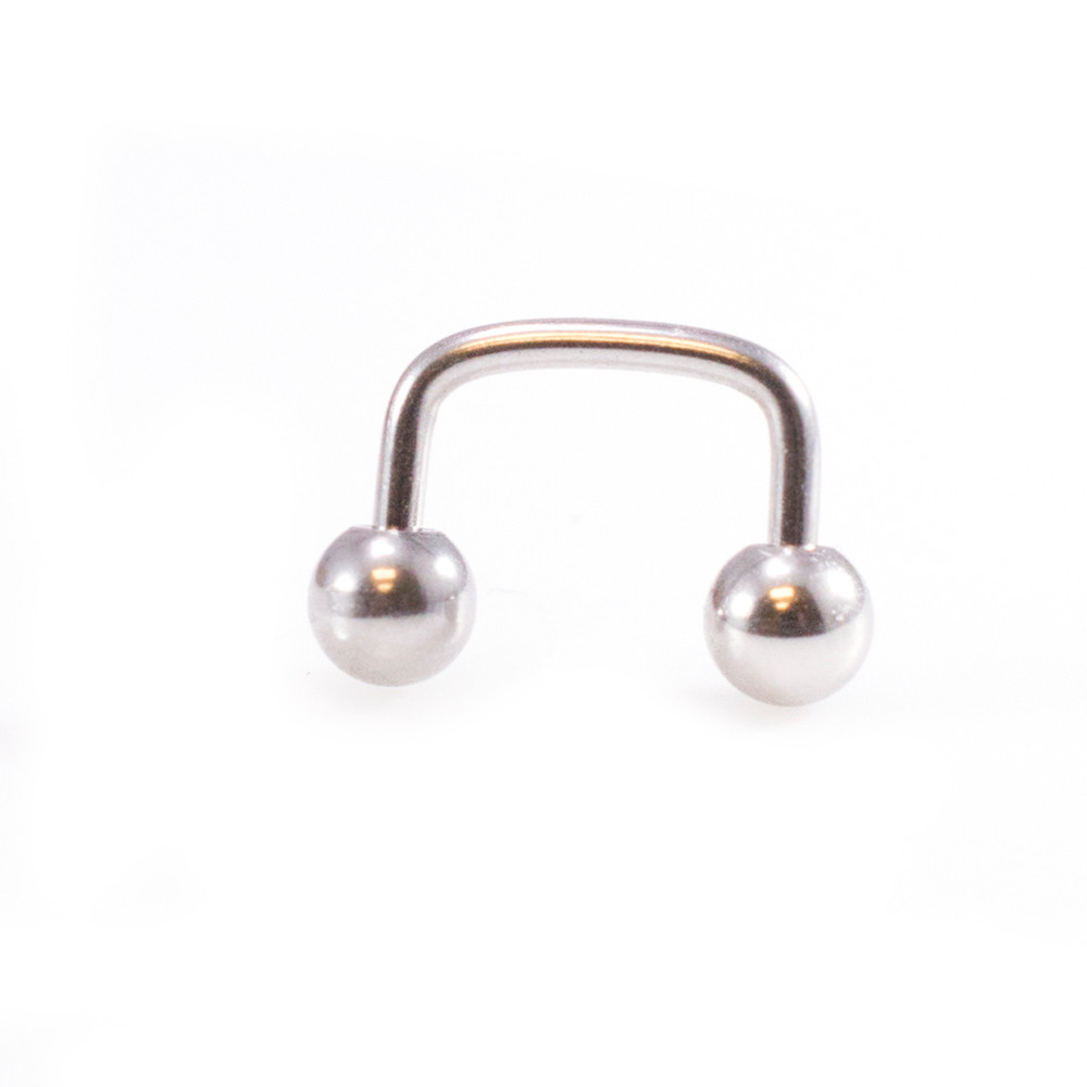 Lippy Loop Jeweled Labret Surgical Steel Body Jewelry