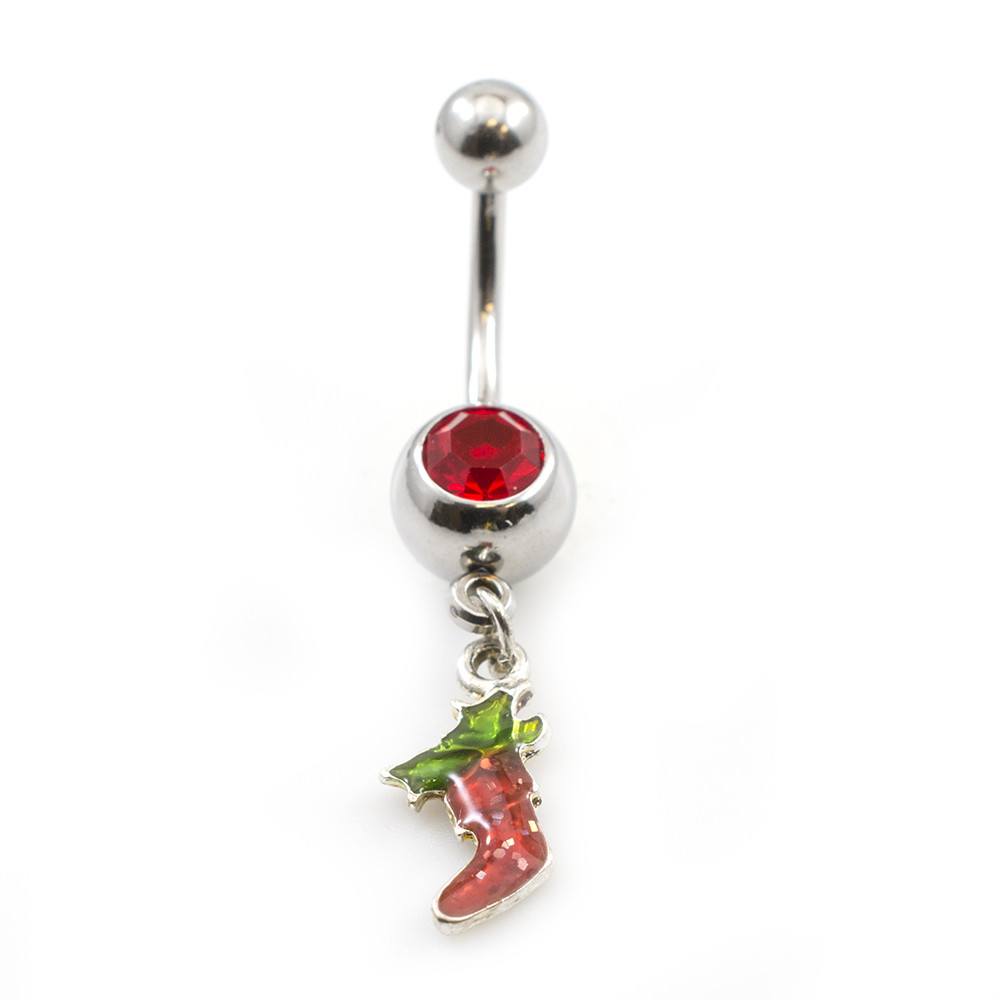 Christmas Inspired Belly Button Rings 14g- Choose Your Designs + Free ...