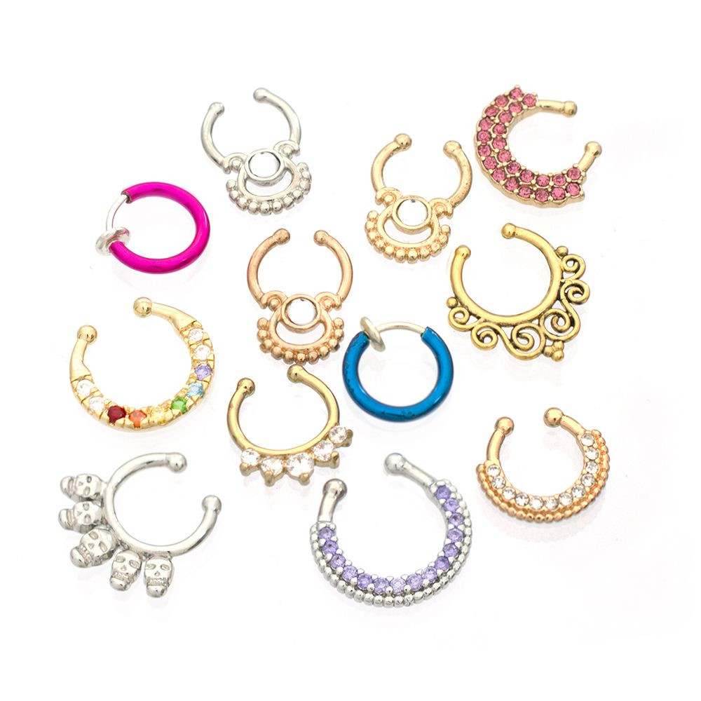 Casted Yellow Brass Septum Jewelry