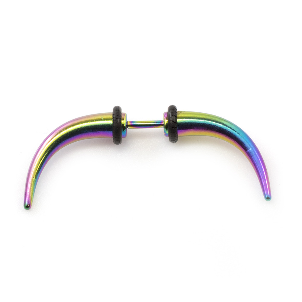 Septum Ring with Bull Horn Design 16G
