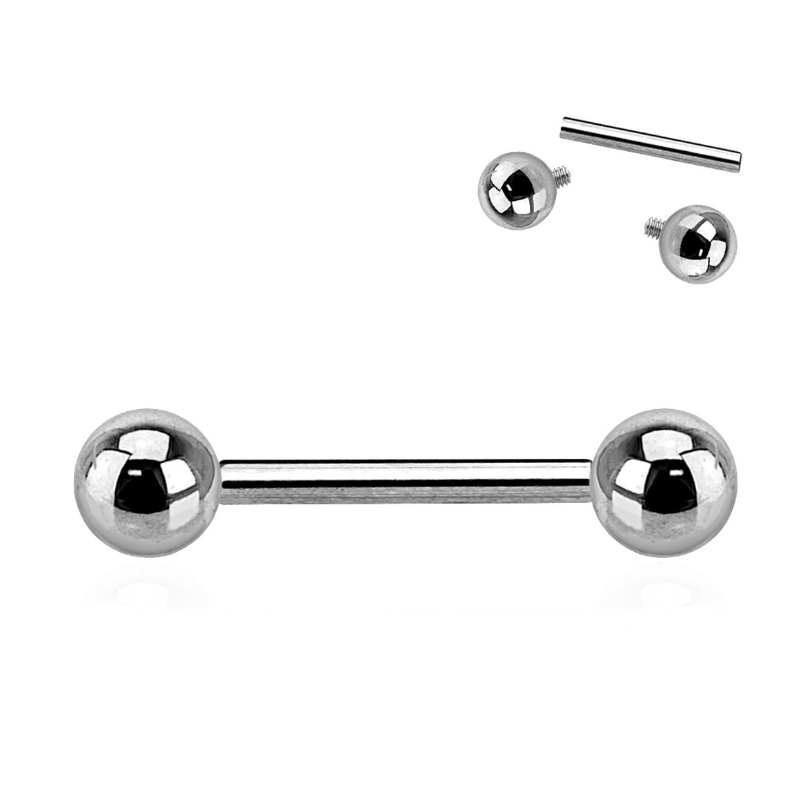 16 Gauge Spike Titanium for Internally Threaded Dermal Anchors Body Jewelry