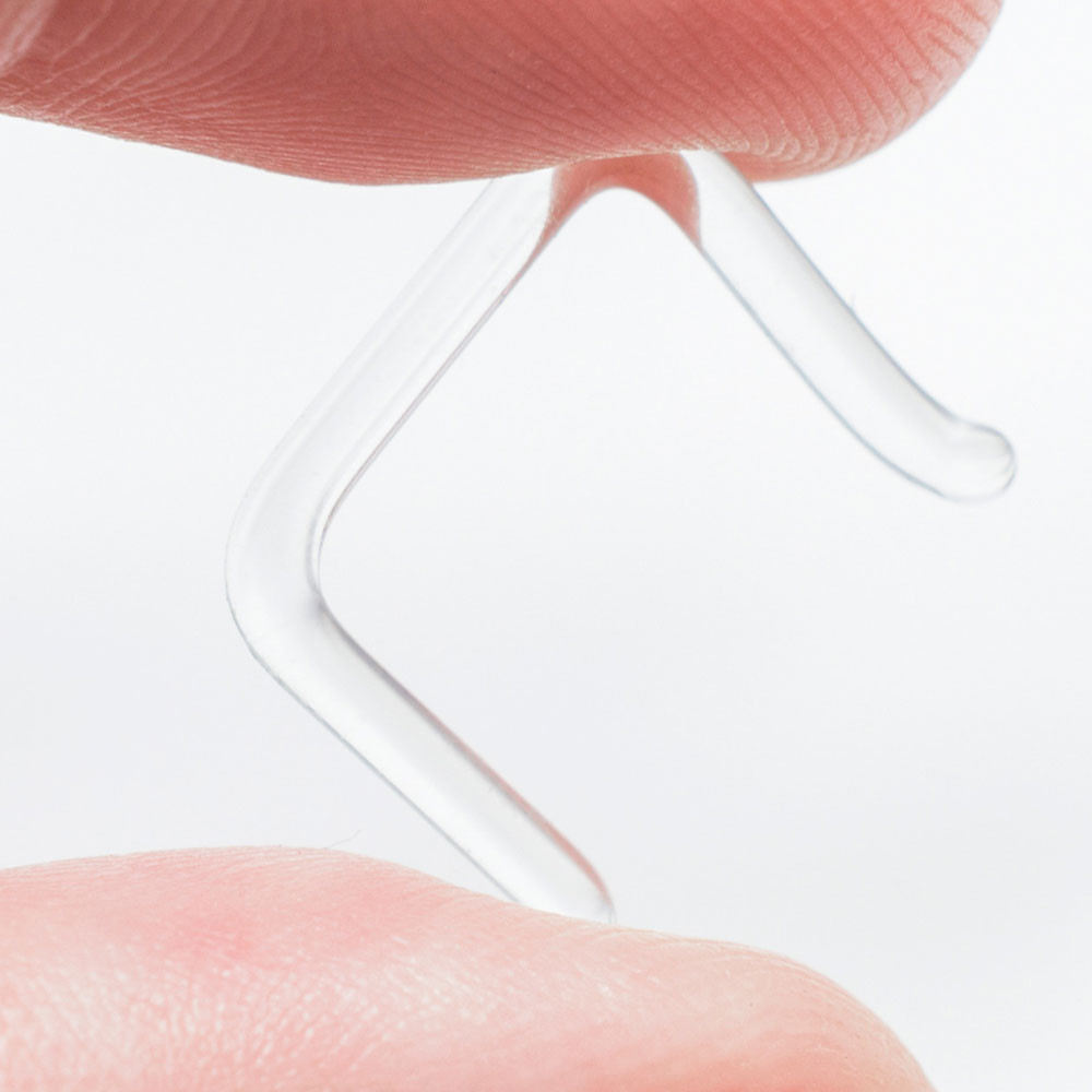 Bioflex Clear Horseshoe Septum Piercing Retainer 16G