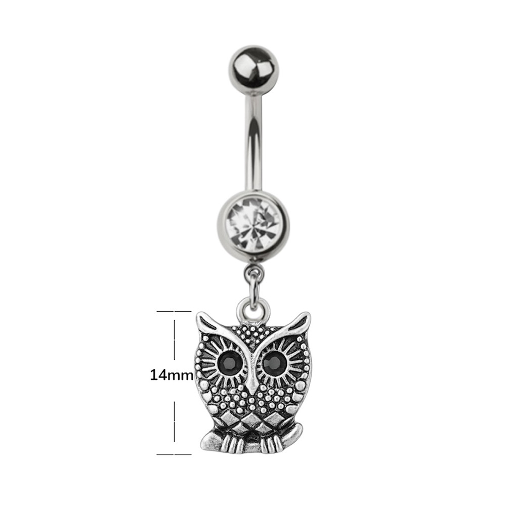 Dangle DC Comics Batman Logo Belly Button Ring 14G 11mm