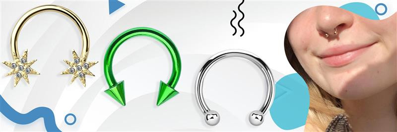 Find Your Perfect Circular Barbell Nose Piercing - BodyJewelry.com