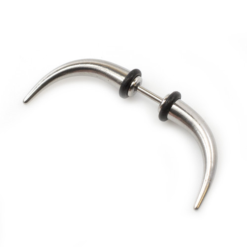 Septum Ring with Bull Horn Design 16G