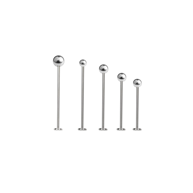 Round 2mm Prong Set CZ Top 316L Surgical Steel Fish Tail Nose Ring ...