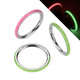 Titanium Front Facing Glow In The Dark Segment Ring