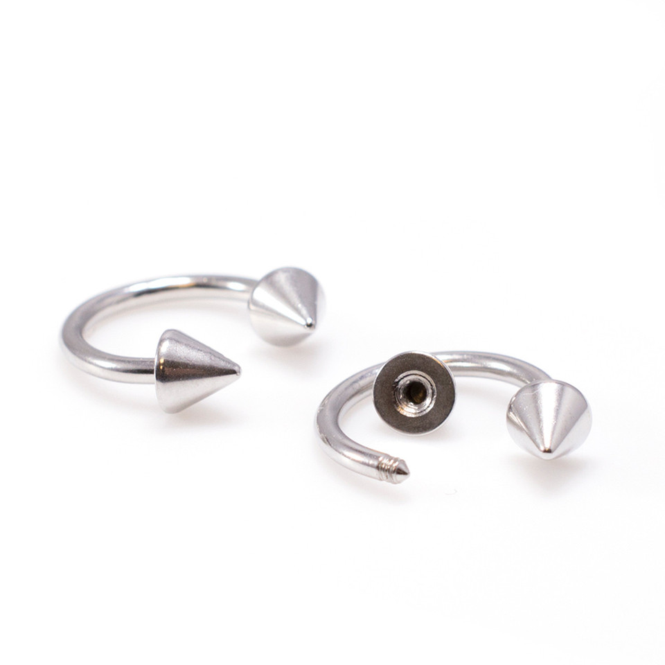 Spike Horseshoe Circular Barbells Piercings