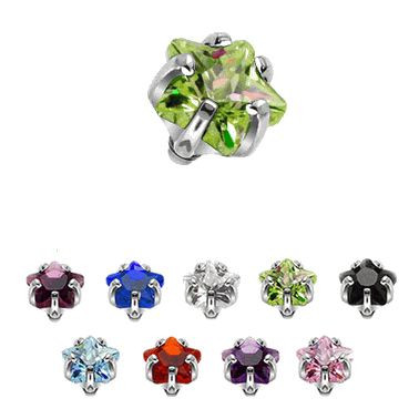 Eight Internally Threaded Shell Inlayed Dermal Tops