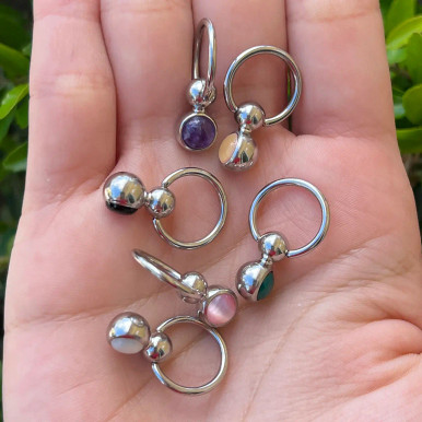 Captive Bead Ring Belly Piercing Jewelry