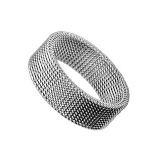 Finger Ring Stainless Steel with Flexible Screen Design - Ring8013
