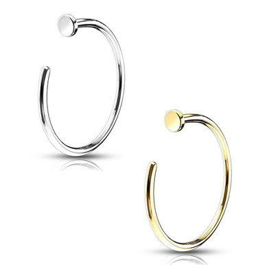 C hoop nose ring store