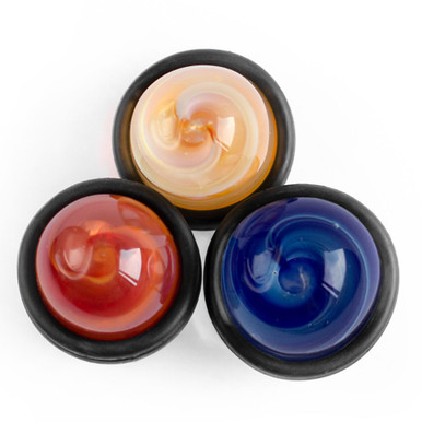 UV Glow Acrylic Swirl Bullet Plugs Ear Gauges