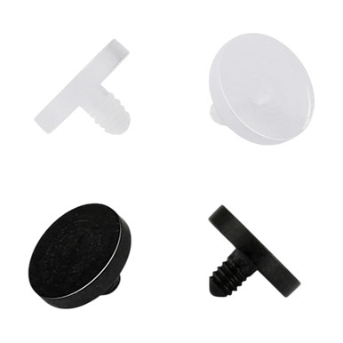 Acrylic Retainer Anchor Dermal Tops 14G 4mm