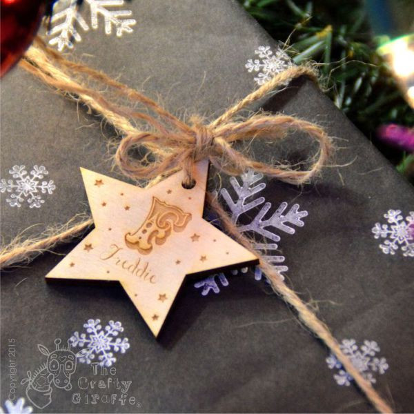 Personalised Star Tag - The Crafty Giraffe