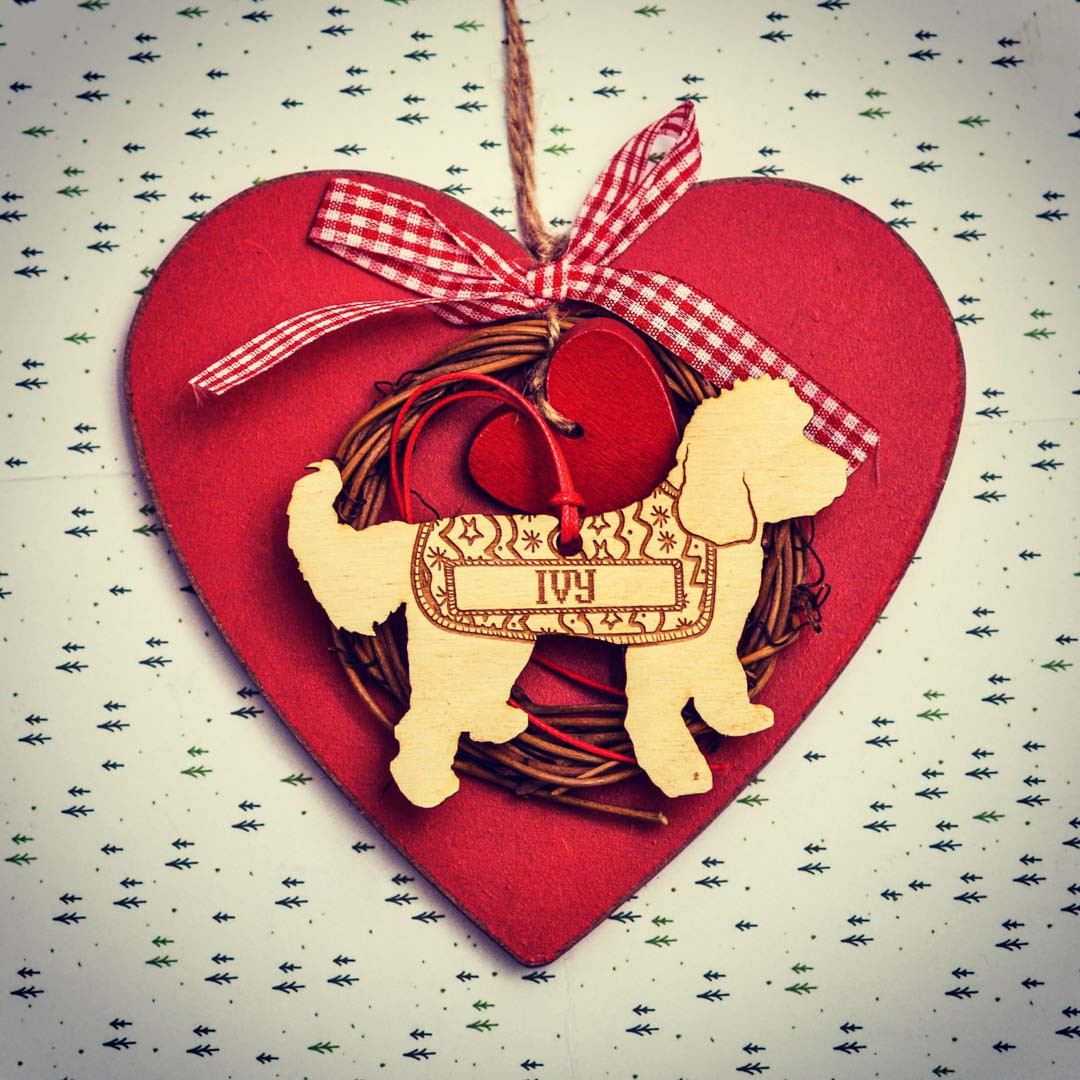 Personalised Cockapoo Dog Pet Decoration - The Crafty Giraffe