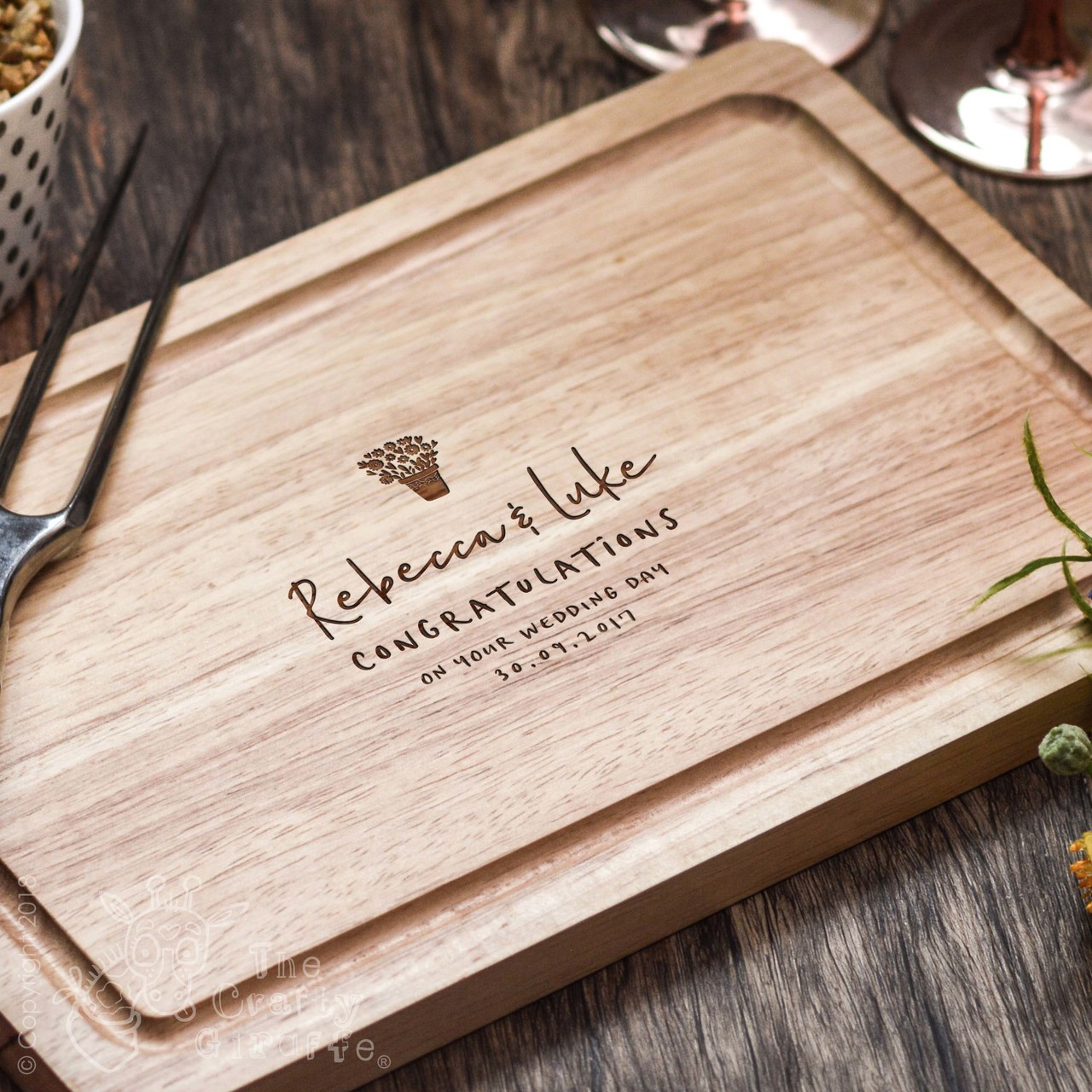 Personalised Congratulations Board - The Crafty Giraffe