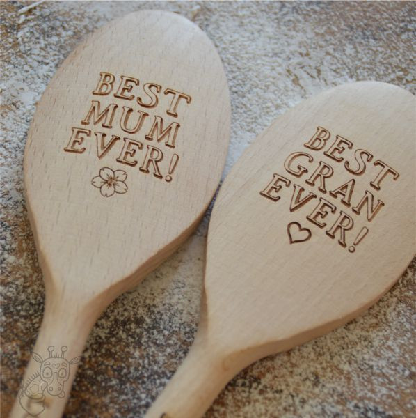 Personalised Best Mum Spoon - The Crafty Giraffe