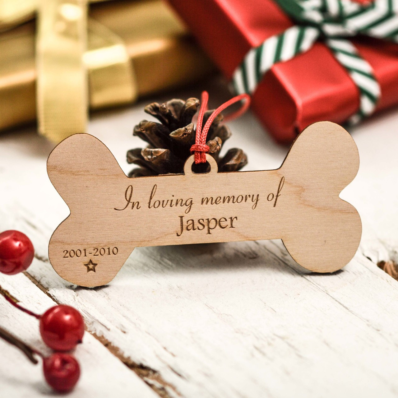 Personalised Bone Remembrance Decoration - The Crafty Giraffe