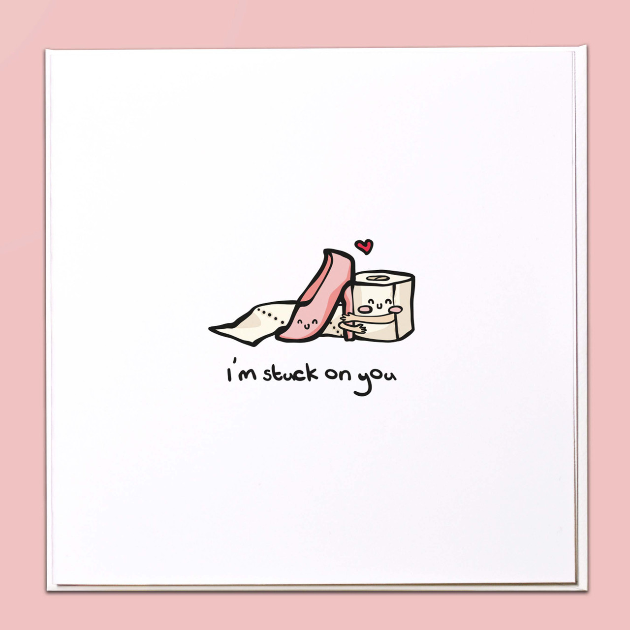 I'm stuck on you Card - The Crafty Giraffe