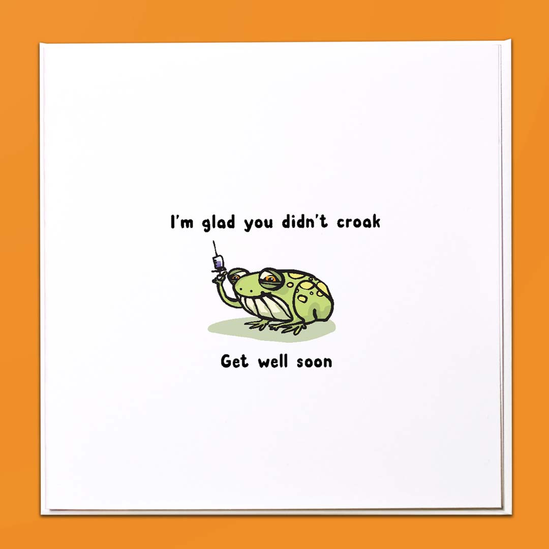 Get Well Soon Frog