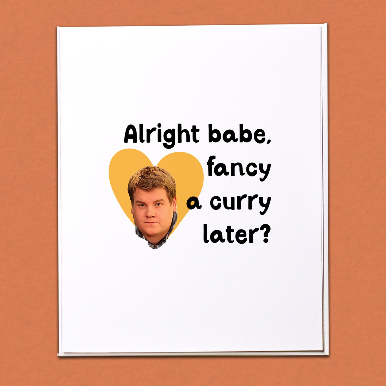 Alright babe, fancy a curry later? Card - The Crafty Giraffe