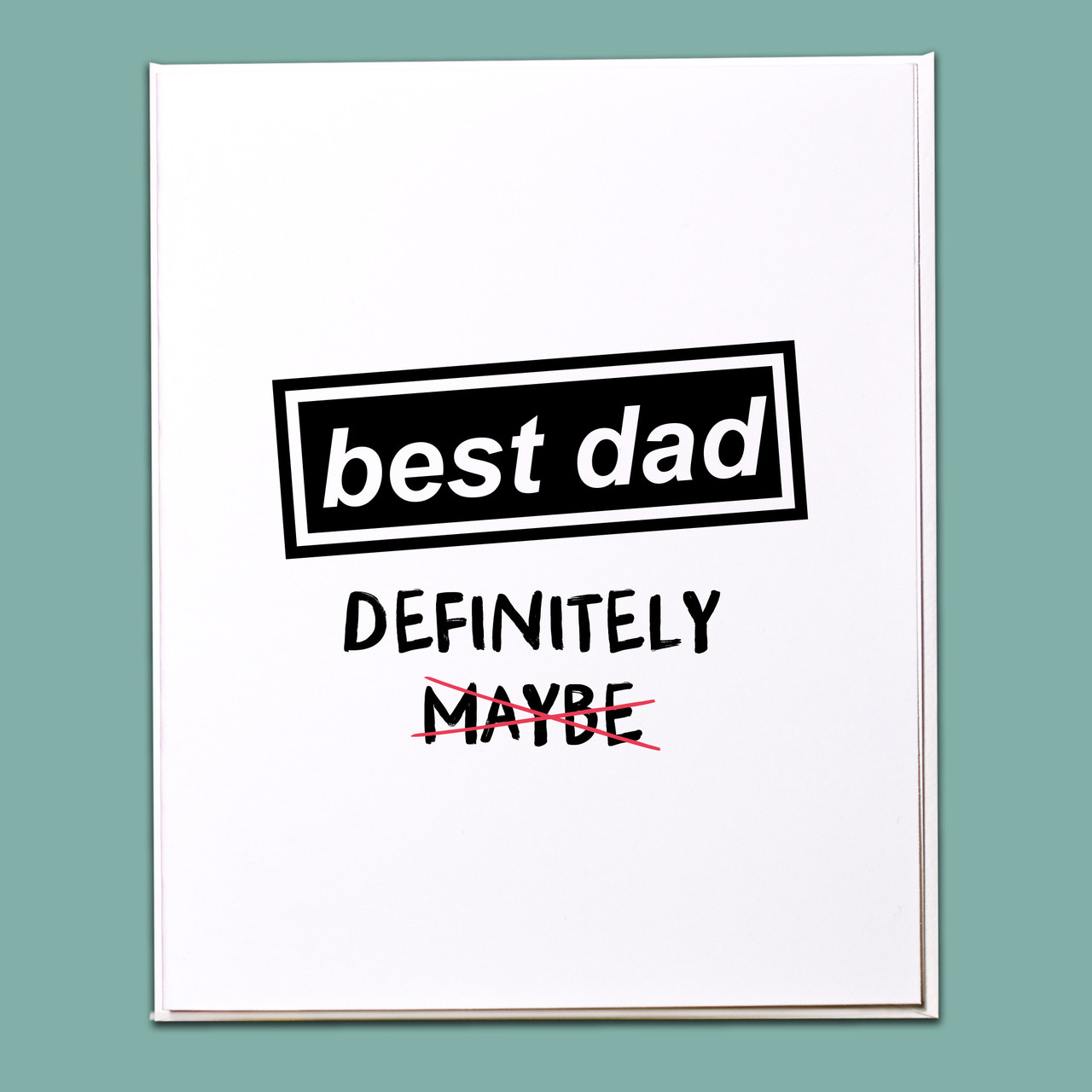 Definitely Maybe Card - The Crafty Giraffe