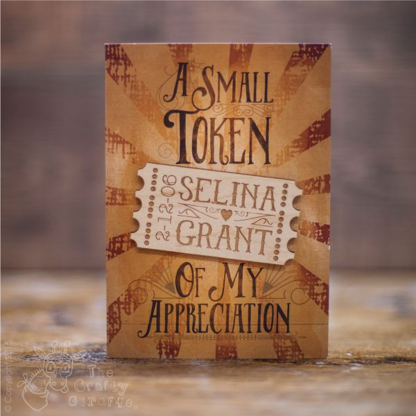Personalised "A small token of my appreciation" Magnet Card - The ...