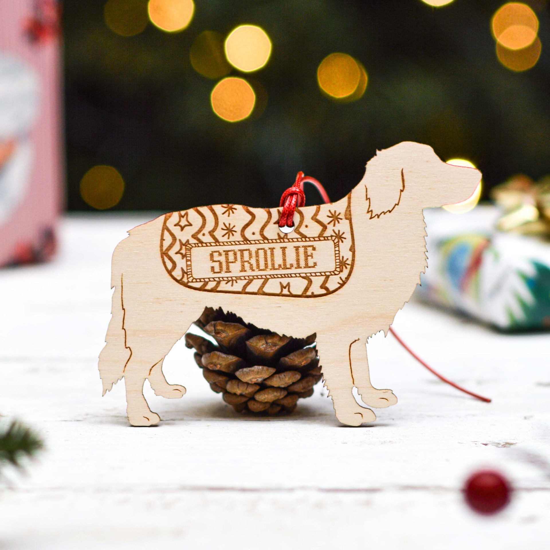 Personalised Cockapoo Dog Pet Decoration - The Crafty Giraffe