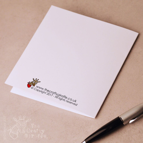 Personalised Science Card - The Crafty Giraffe